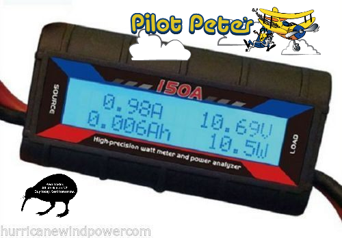 150 Amp. Watt Meter, Volt Meter, Hour Meter, Amp Meter All in one ...