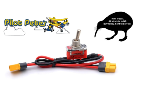 High Current, High Load Switch with XT60 connectors fitted. - Pilot Petes