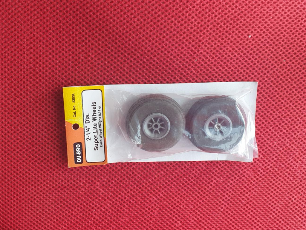 Dubro Wheels. Pair of Dubro 2 1/4" / 55mm diameter. - Pilot Petes